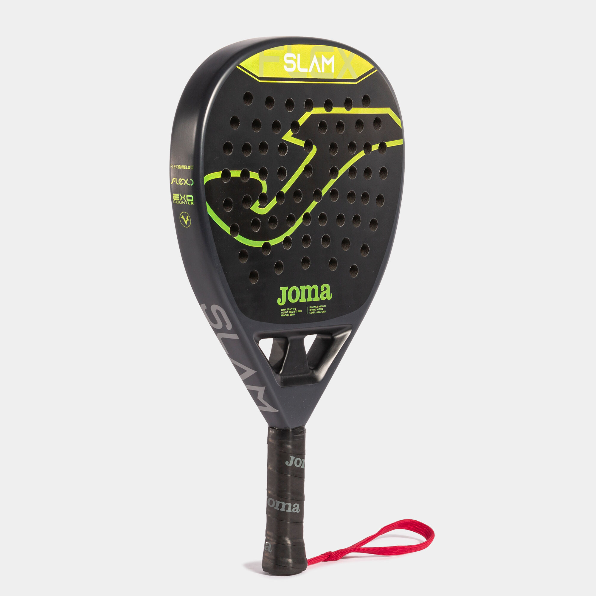 راکت پدل جوما مدل 401186.154 | SLAM PADDLE RACKET ANTHRACITE GREEN JOMA ...